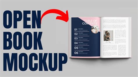 How To Create A Open Book With Pages Mockup In 3 Simple Steps Youtube