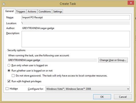 Sage 300 Imports Data From Windows Task Scheduler