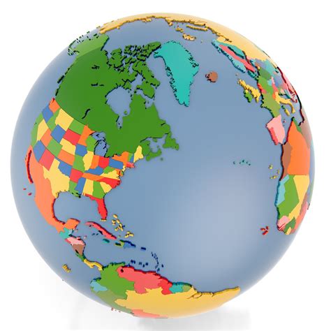 Earth Map Globe 3d