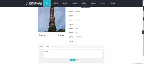 java毕设项目济南旅游网站（vue mybatis maven mysql sprnig springmvc） csdn博客