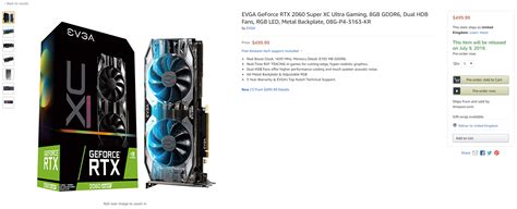 Nvidia Rtx Super Graphics Cards Break Cover On Amazon Release Date Confirmed As July Th Rock