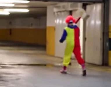 Video Un Payaso Que Realmente Asusta