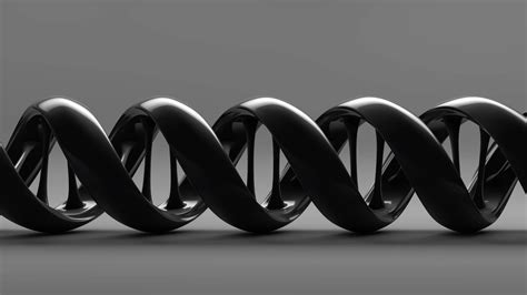 Animated Dna Strand On A Grey Background Loop 13389820 Stock Video At