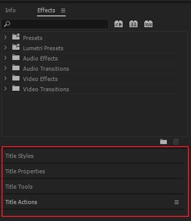 Add And Edit Text Titles In Adobe Premiere Pro Guide