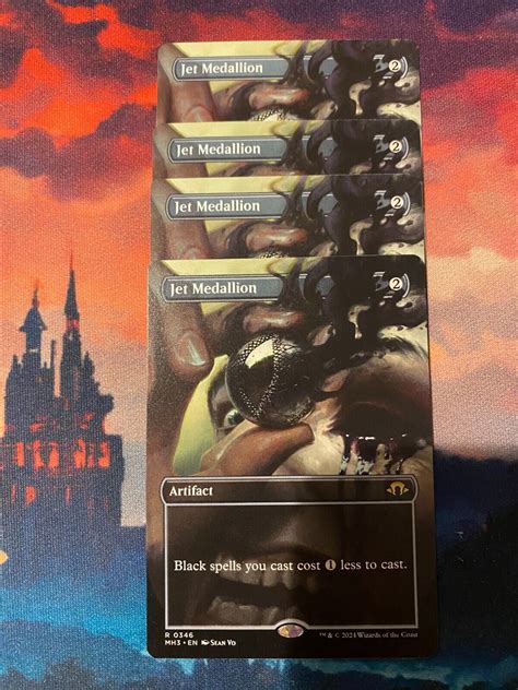 Mtg Modern Horizons 3 Jet Medallion Borderless X 1 Ebay