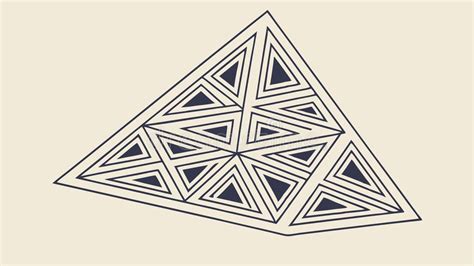 Abstract Geometric Triangle Pattern Modern Art Dynamic Design