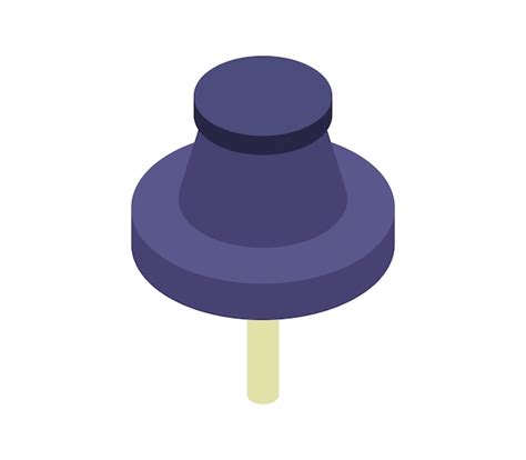 Premium Vector Isometric Push Pin