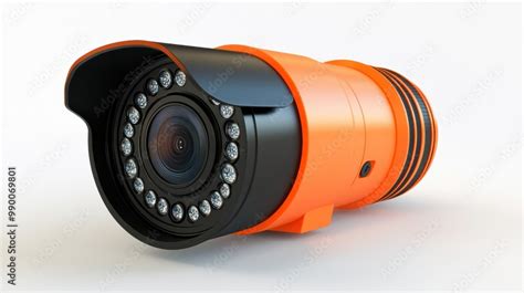 Cctv Camera Camera Pointing To The Ground Camera Facing The Ground At An Angle 3d Model