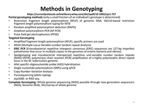 Detection And Characterization Of Pathotypes Serotypes Biotypes Phenotypes And Genotypespptx