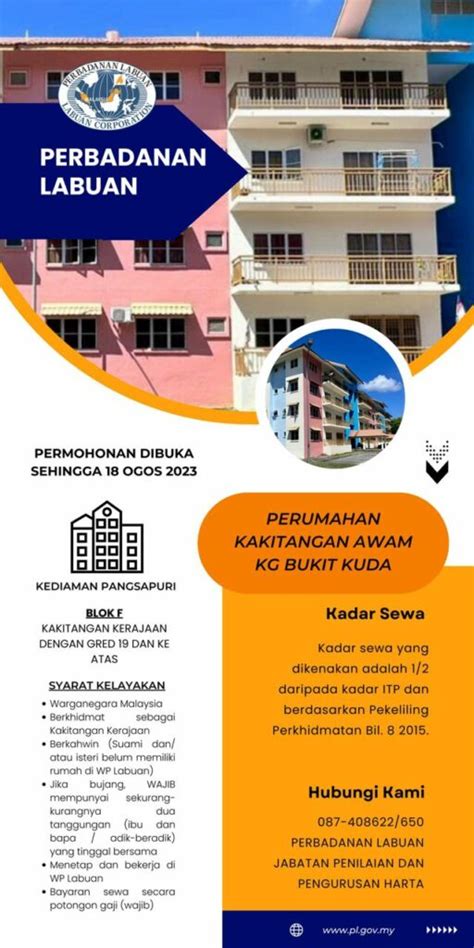 04082023 Tawaran Penyewaan Rumah Sewa Milik Perbadanan Labuan