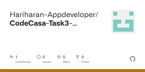 Github Hariharan Appdevelopercodecasa Task3 Calculatorapp