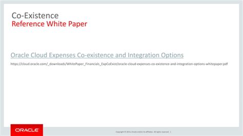 Oracle Fursion Expense Managment Details Ppt