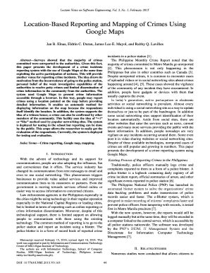 Location Based Reporting And Mapping Of Crimes Using Fill And Sign Printable Template Online