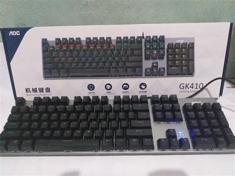 AOC Mechanical Gaming Keyboard Computers Tech Parts Accessories Computer Keyboard On