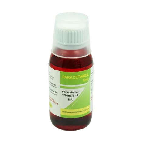 Paracetamol Syrup 120mg5ml 100ml Oral Liquid Oem Infection And Gmp