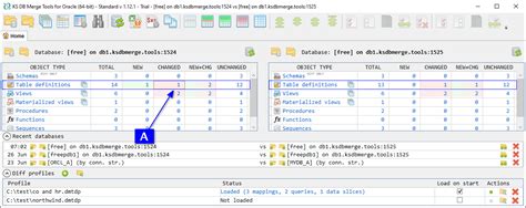 Compare And Sync Table Schema Ks Db Merge Tools For Oracle