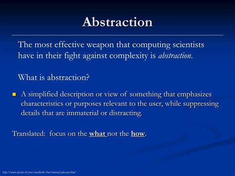 Ppt Object Oriented Programming And Design Abstraction Lecture 2