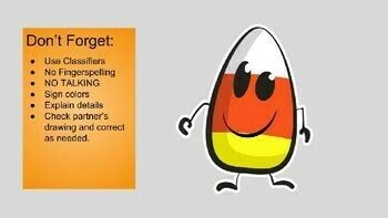 ASL Classifiers Describe And Draw Activity Halloween By I Think I Can PAH