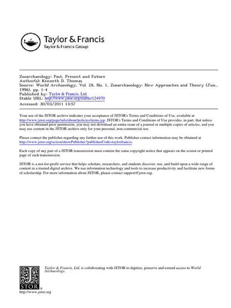 Zooarch Ppf Pdf Pdf Archaeology Science