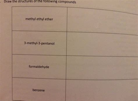 Solved Draw The Structures Of The Following Compounds Chegg