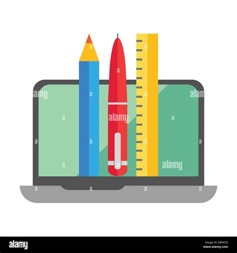 Pencil Case School Stock Vector Images Alamy