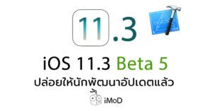 Apple ปลอย iOS 11 3 Developer Beta 5 ใหนกพฒนาไดอปเดตแลว