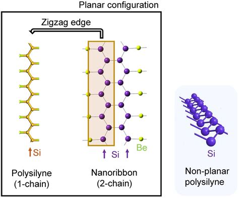 Planar All Trans Polysilyne And Two Chain Zigzag Silicene Nanoribbon