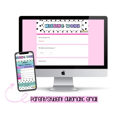 Missing Assignment Automatic Email Template And Form