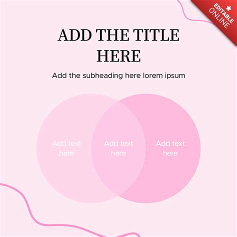 Venn Diagram Template Instagram Post Design Template Free Design Template