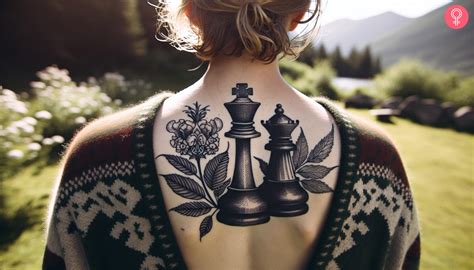 8 Royal Queen Chess Piece Tattoo Designs For Tactical Minds