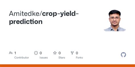 GitHub Amitedke Crop Yield Prediction