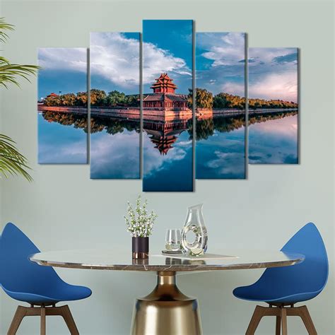 ᐉ Картина абстракція Колишній палац Заборонене Місто в Пекіні 112x68 см A863 5 • Краща ціна в