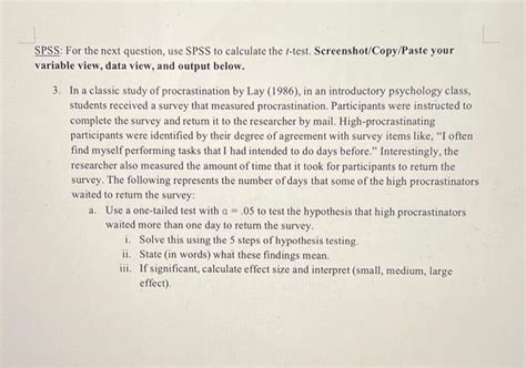 solved spss for the next question use spss to calculate