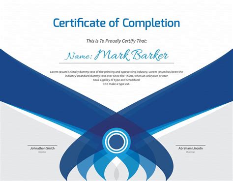 Premium Vector Certificate Template