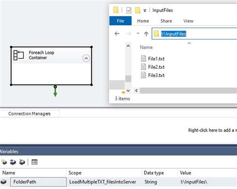 Foreach Loop Container In Ssis