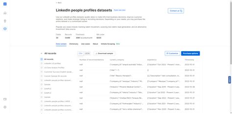 Dataset View Bright Data Docs