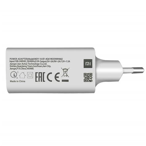 بررسی و قیمت شارژر اورجینال 18W شیائومی MDY-10-EF | فروشگاه موبوتل