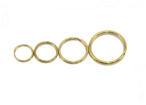 Brass Split Rings Multiple Sizes For Keychains And Crafts Sisi Uk Ltd