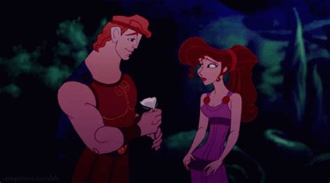Hercules And Meg Kiss
