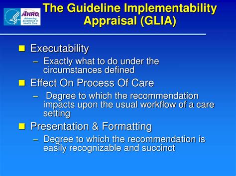 Ppt Guideline Implementability” Appraisal Or If You Write It Will They Use It Powerpoint