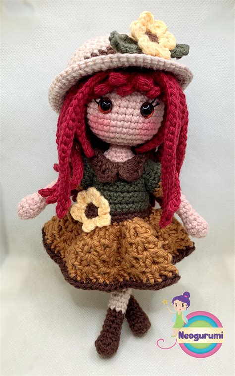 Autumn Doll Amigurumi Crochet Doll Pattern Etsy