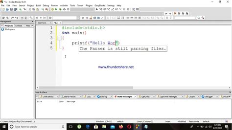 C Programminghello World Program In C Youtube