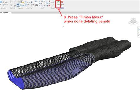 Solved Massing Properties Creating A Form Into A Solid Mass Without A