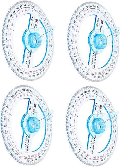 Exceart 20 Pcs Protractor Multitools Compass Drawing Tool