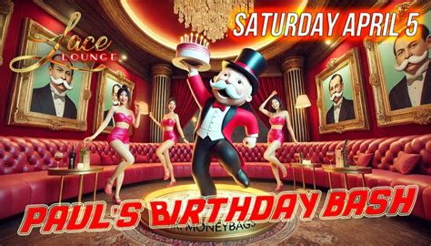 Pauls Wild Birthday Bash Hits Lace Lounge April 5 Dave The Rave Bangkok