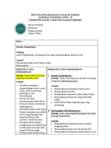 1template Rpl Model School Counseling Program And Guidance Curriculum Pdf