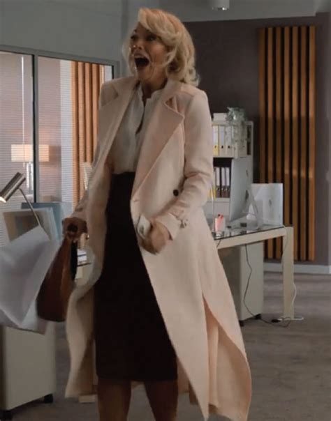 Ted Lasso S03 Hannah Waddingham Pink Coat Rebecca Welton Coat