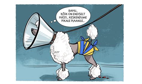 Karikatuur Puudel Maaleht