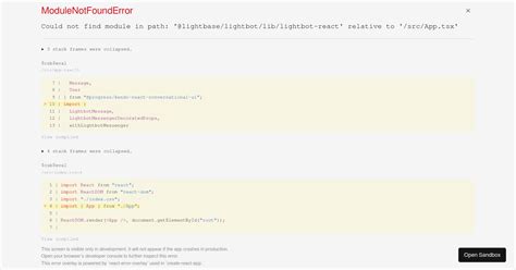 Lightbot Widget Example Codesandbox