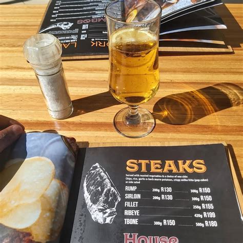 Menu At Braza Restaurant Bloemfontein Loch Logan